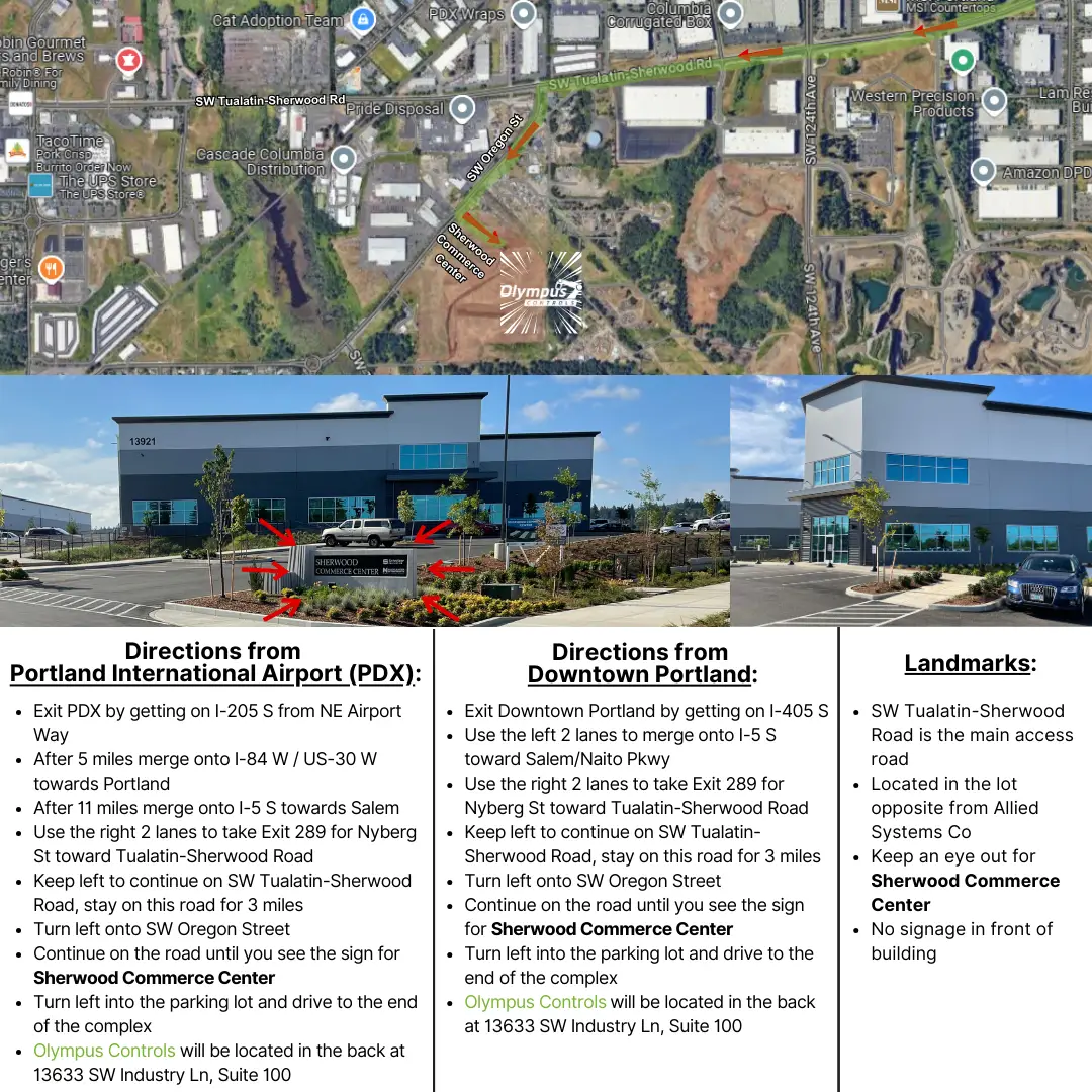 Get in Touch - Olympus Controls